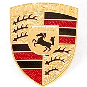 Hood Crest Red & Black