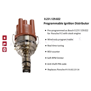 Ignition Distributor, Programmed as Bosch BR18 / 022 / 031